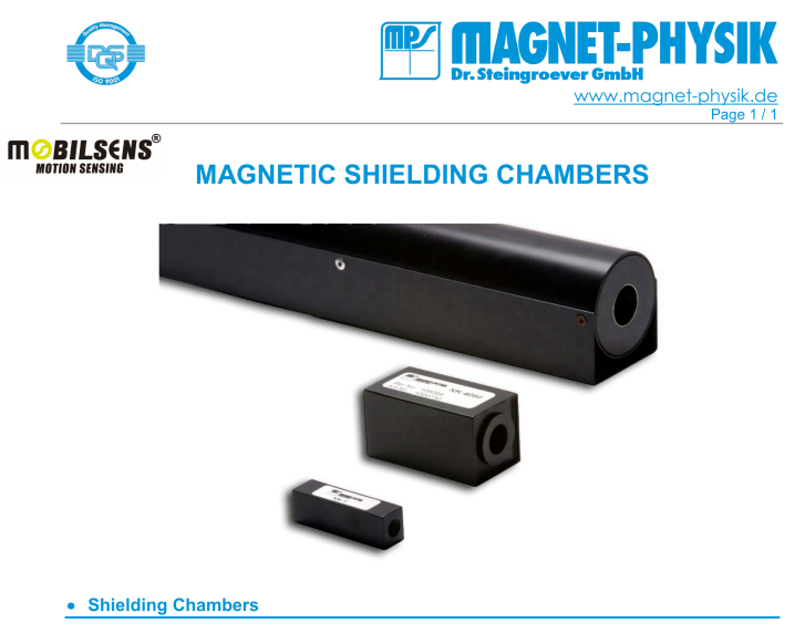 MAGNET-PHYSIK,(MPS),Shield Chambers,磁場屏蔽腔體,歸零磁室,Shielding Chambers,創磁微測 ...